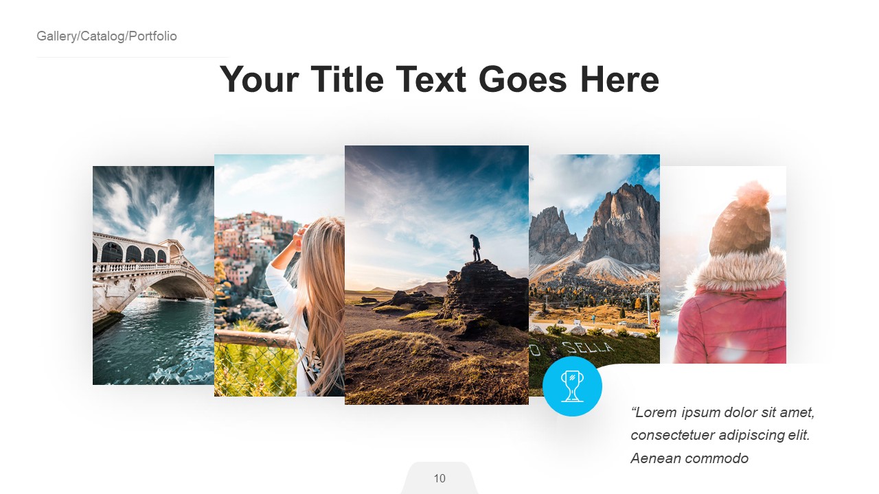 Gallery Catalog and Portofolio PowerPoint Presentation Template ...