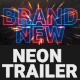 Cinematic Neon Trailer Teaser, After Effects Project Files | VideoHive