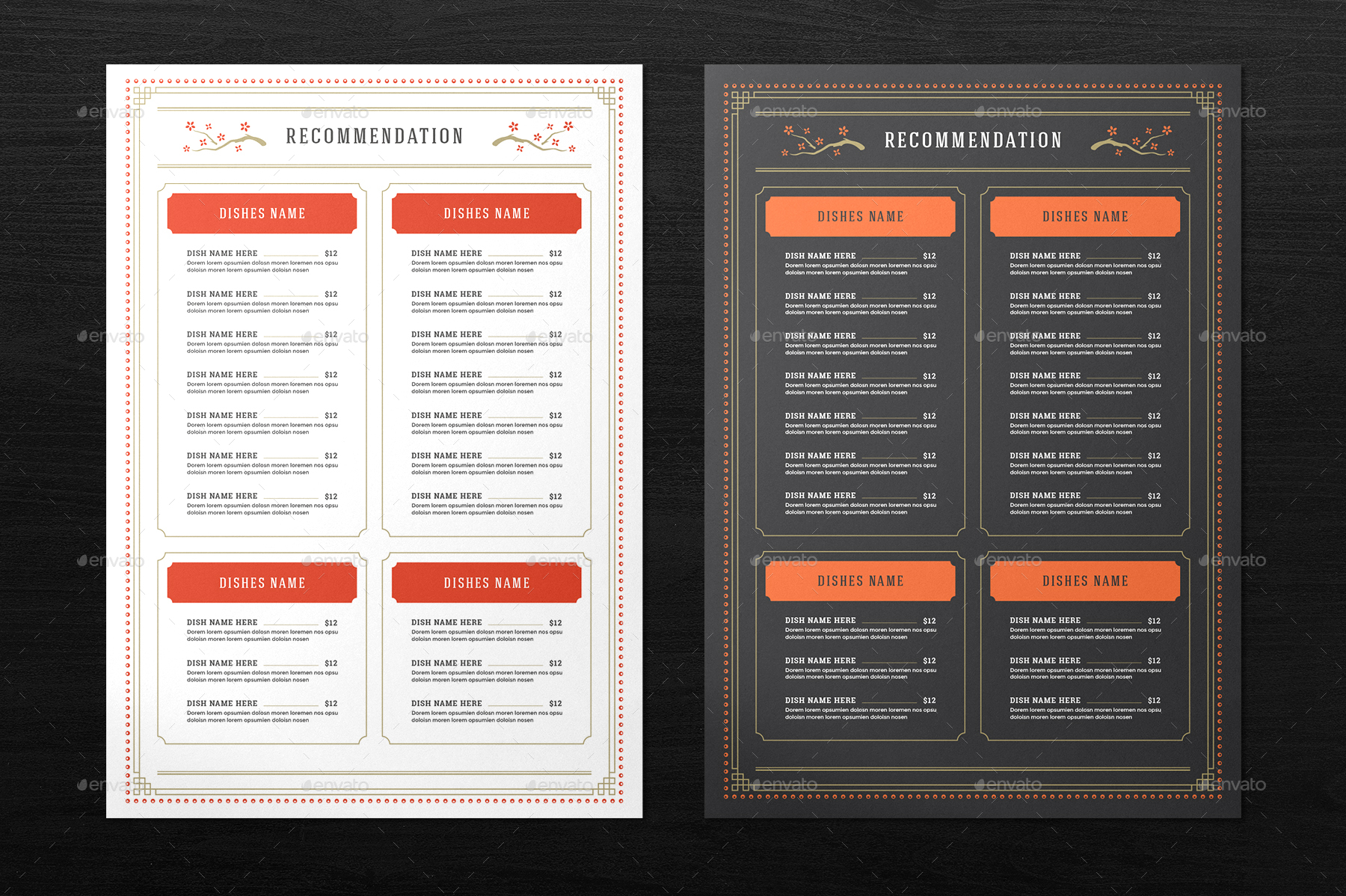 Sushi Menu Template and Logo, Print Templates | GraphicRiver