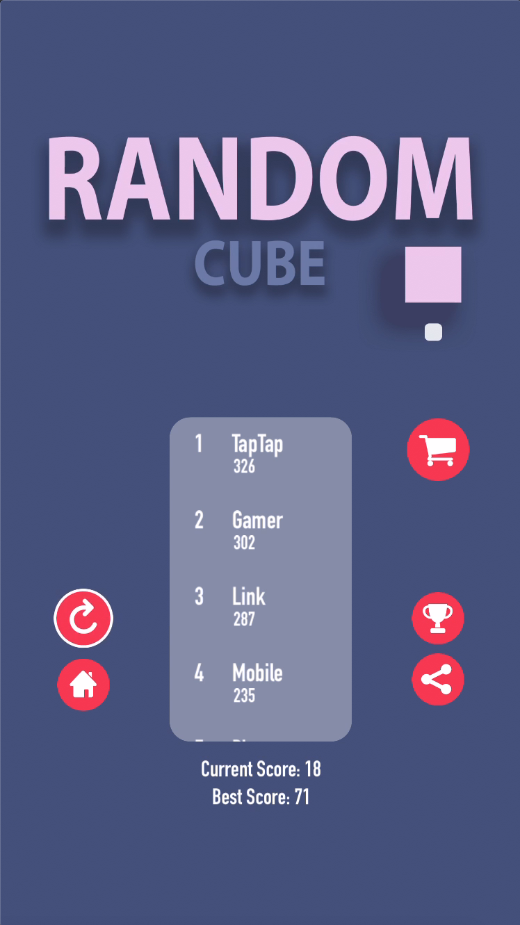 Random Cube by TapTapStudio | CodeCanyon