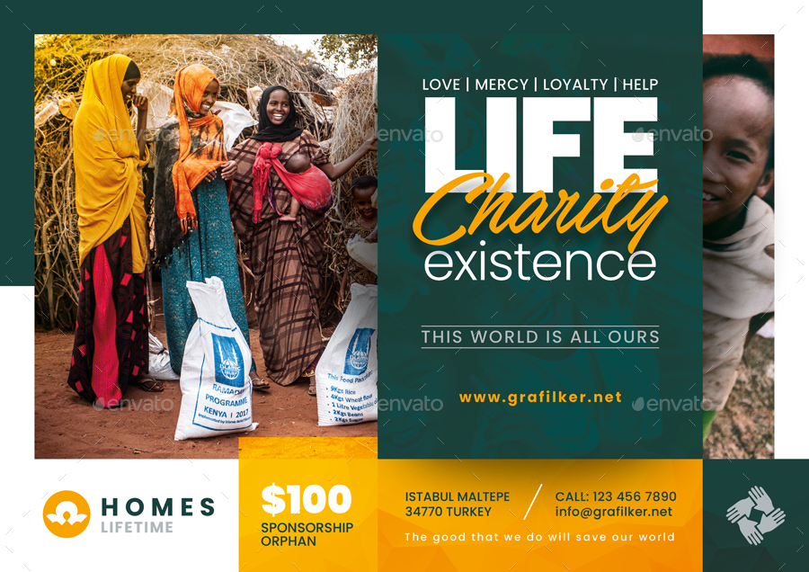 Charity Bundle Templates, Print Templates | GraphicRiver