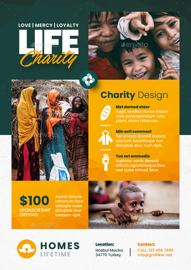 Charity Bundle Templates, Print Templates | GraphicRiver