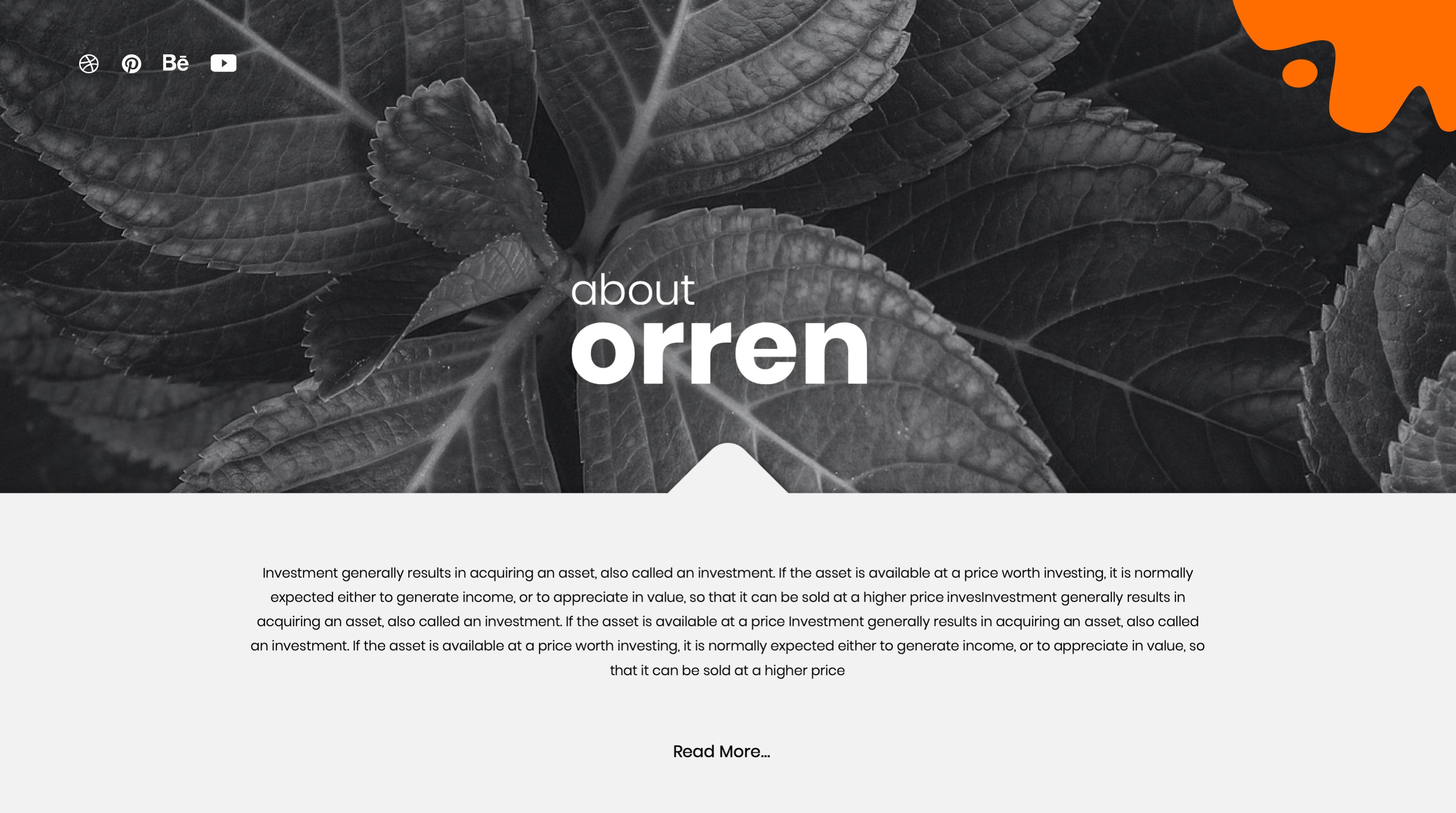 Corporate Business Orren Presentation, Presentation Templates ...