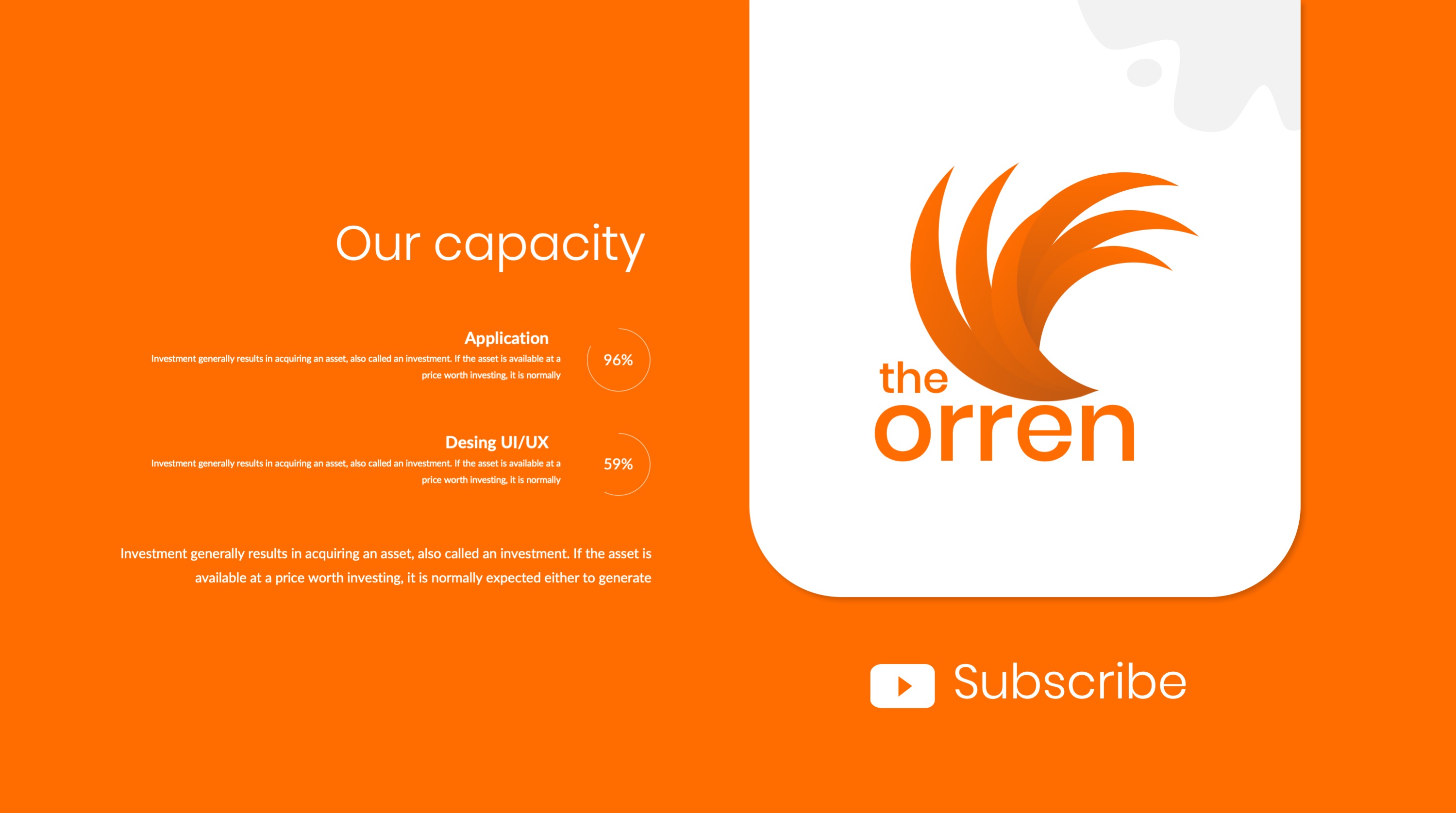 Corporate Business Orren Presentation, Presentation Templates ...