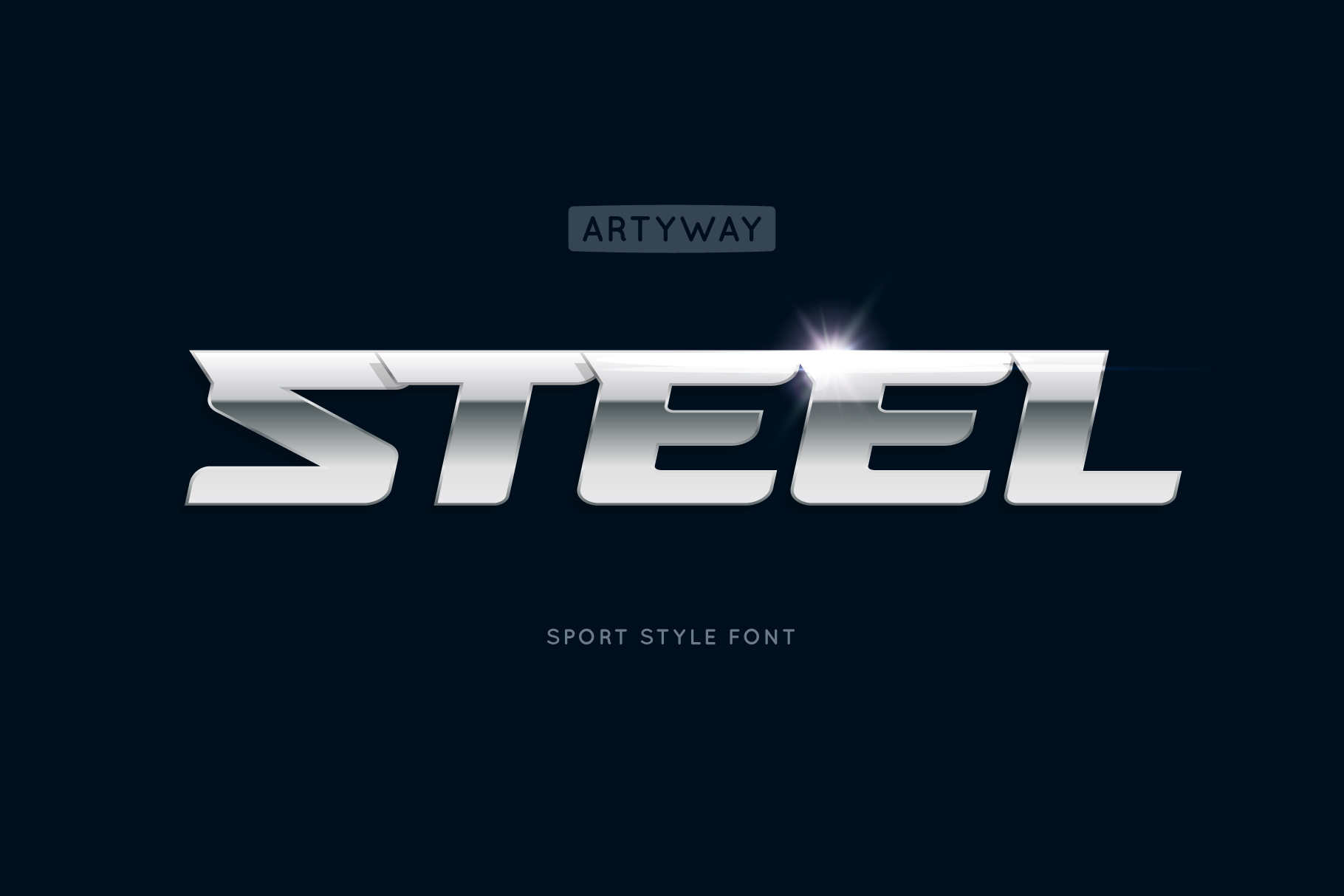 Headline Steel Font, Fonts | GraphicRiver