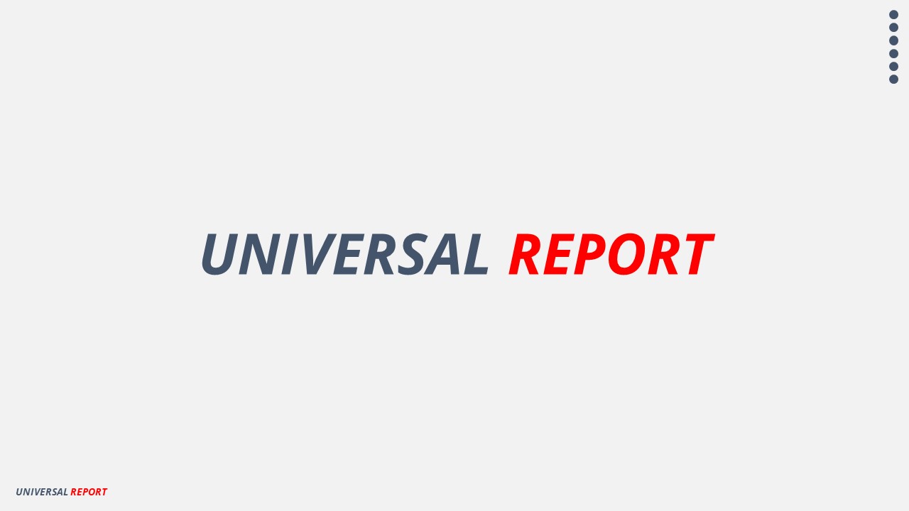 Universal Report Powerpoint Presentation Template, Presentation Templates