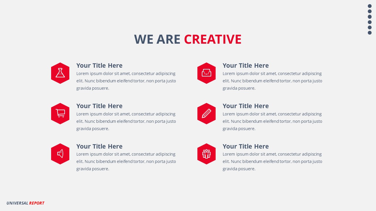 Universal Report Powerpoint Presentation Template, Presentation Templates