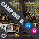 Camping Adventure Bundle Templates, Print Templates | GraphicRiver