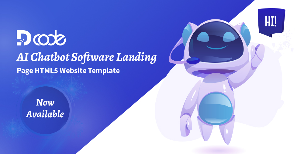 DCode - SaaS & Software Responsive Landing Page Template by Sacredthemes