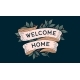 Welcome Home. Retro Greeting Card, Vectors | GraphicRiver