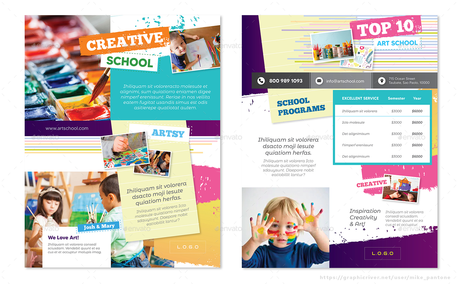 Art School Print Bundle, Print Templates | GraphicRiver