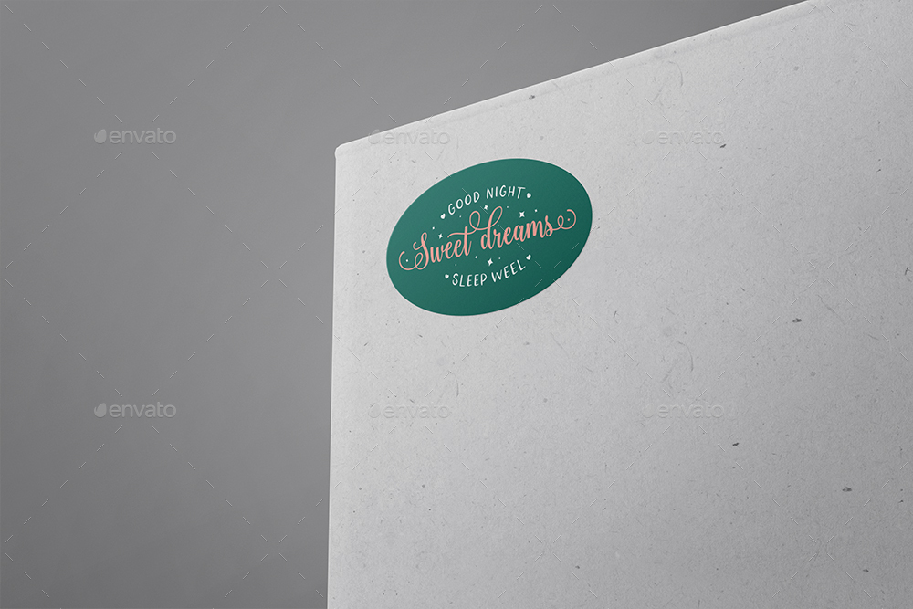 Ellipse Cards / Stickers Mock-Ups Vol.1, Graphics | GraphicRiver