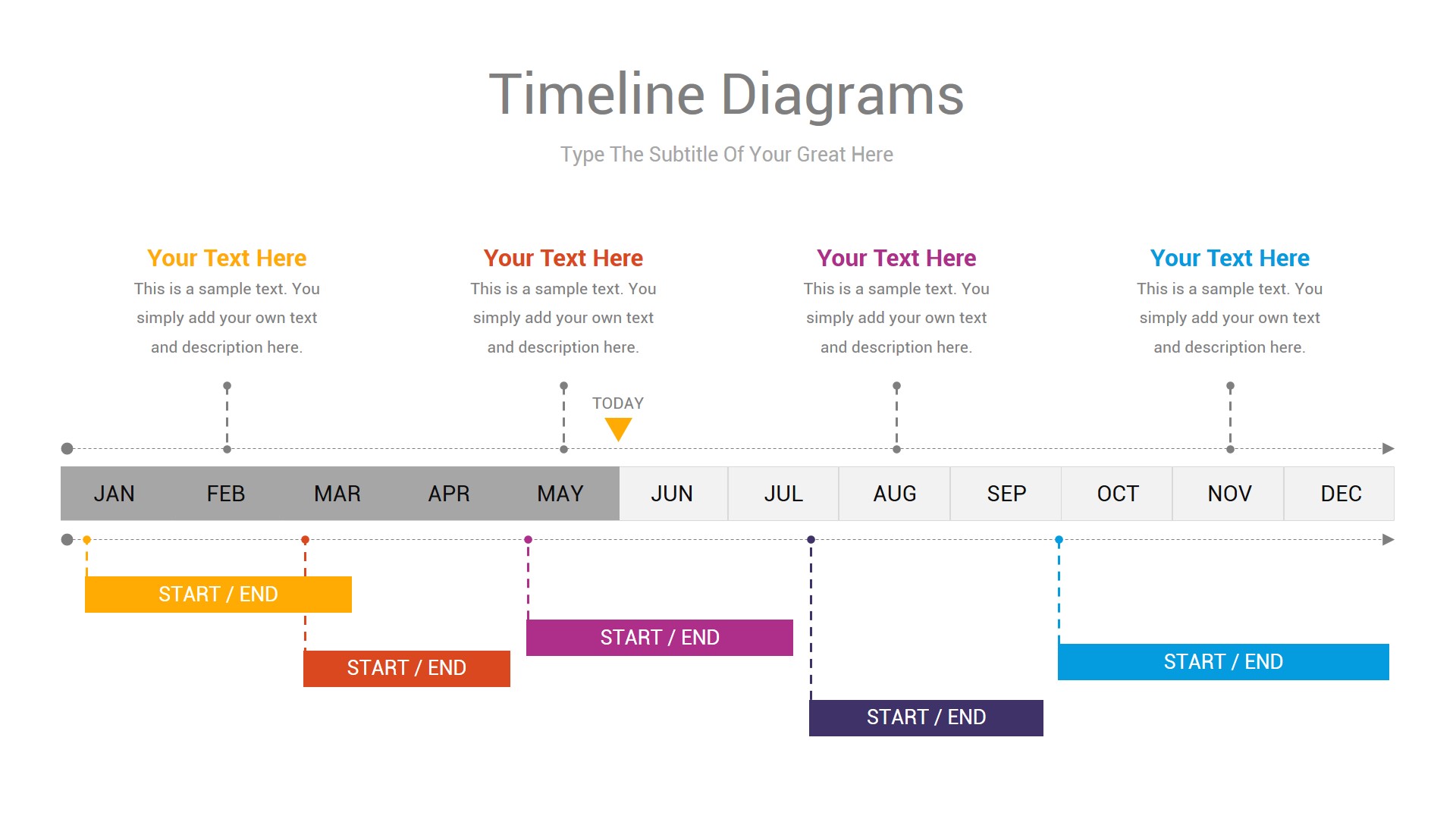 Timeline Diagrams PowerPoint Template, Presentation Templates ...