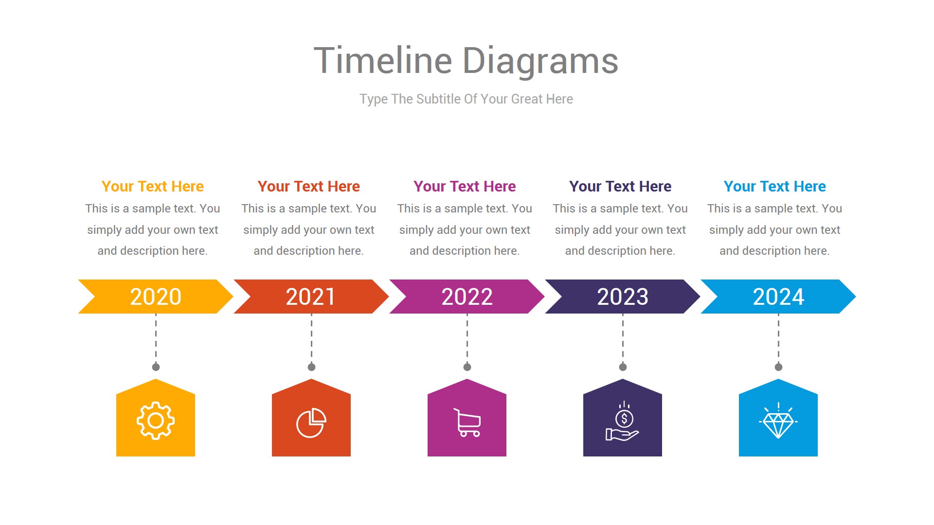 Timeline Diagrams PowerPoint Template, Presentation Templates ...