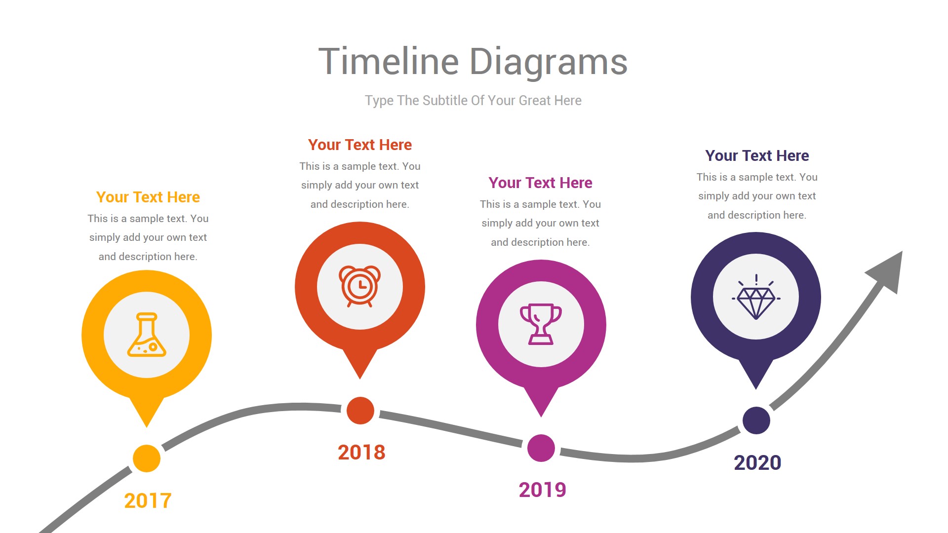 Timeline Diagrams PowerPoint Template, Presentation Templates ...