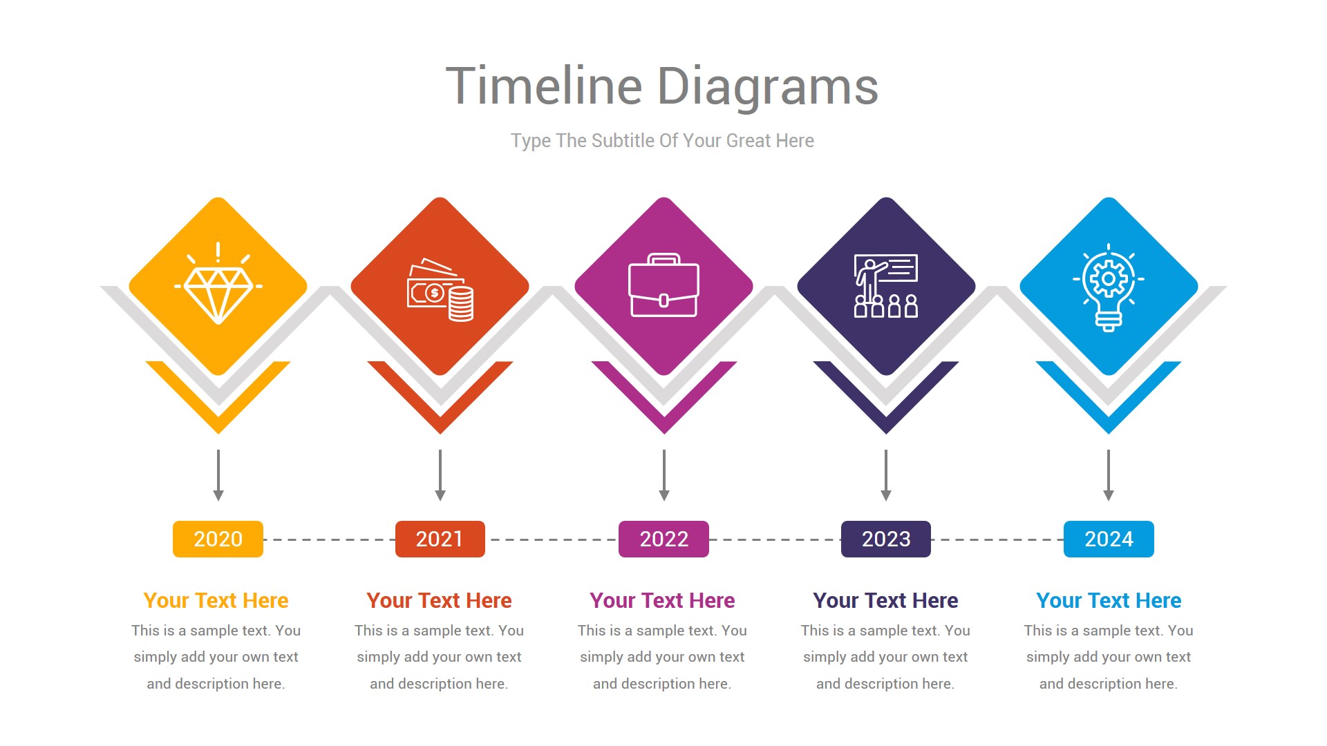 Timeline Diagrams PowerPoint Template, Presentation Templates ...