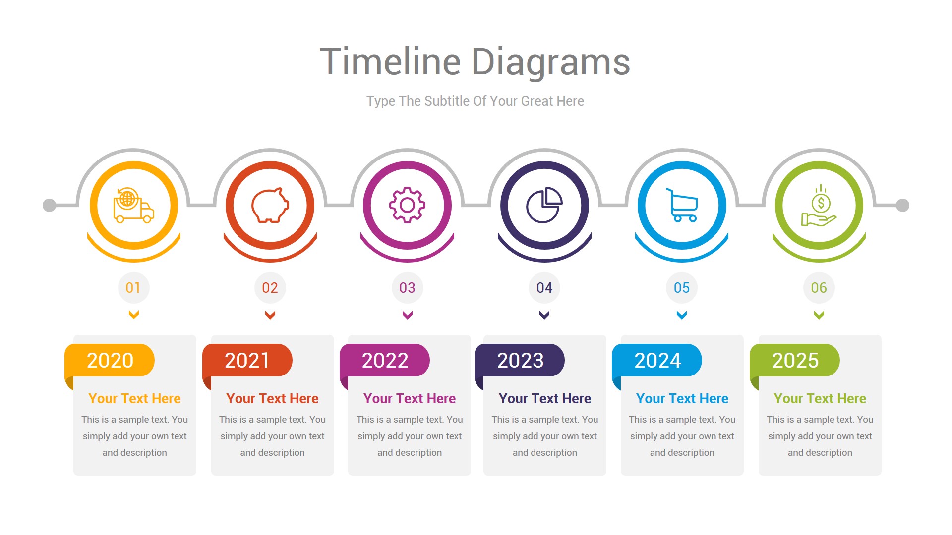 Timeline Diagrams PowerPoint Template, Presentation Templates ...