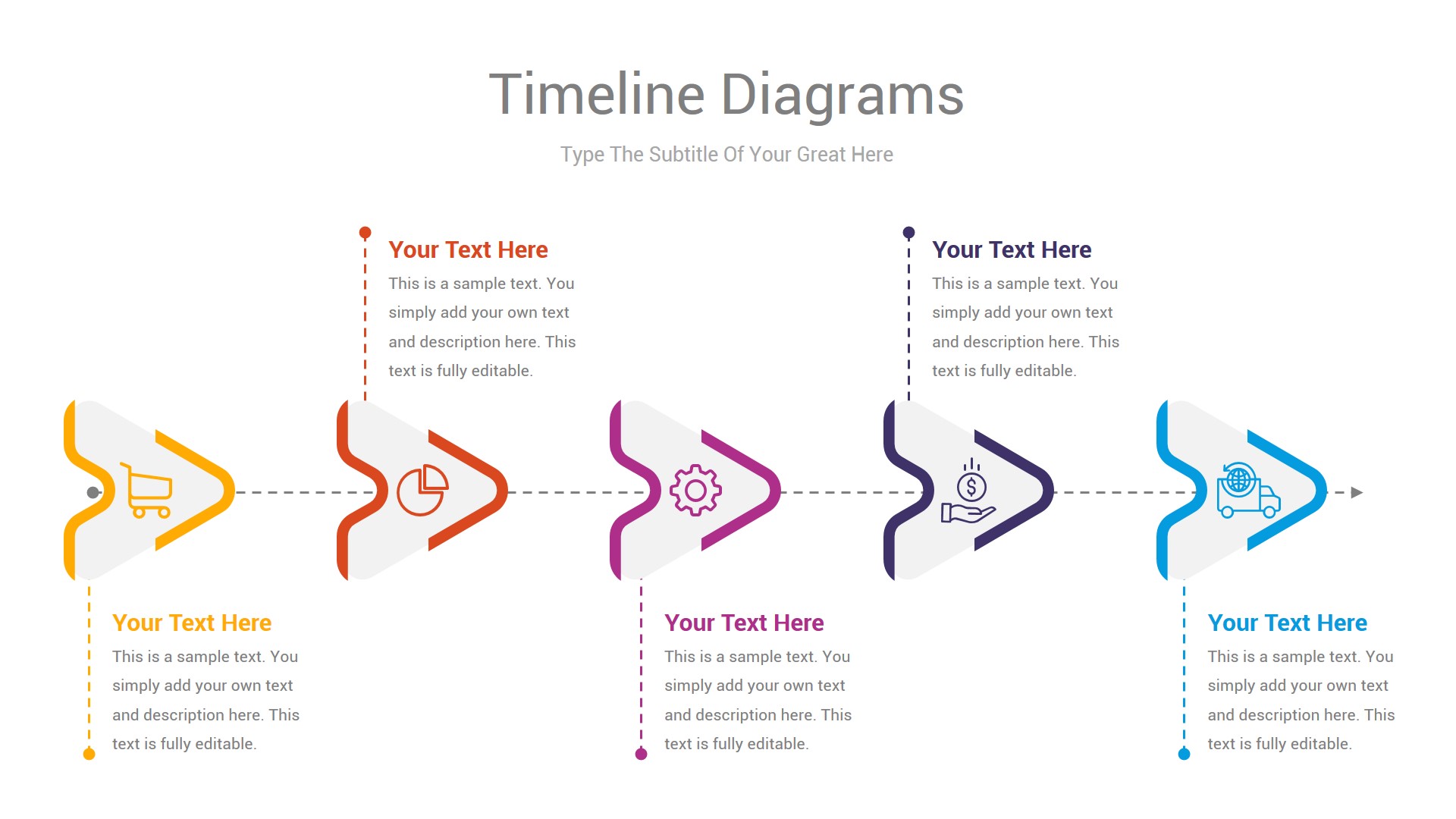 Timeline Collection Presentation Template - Riset