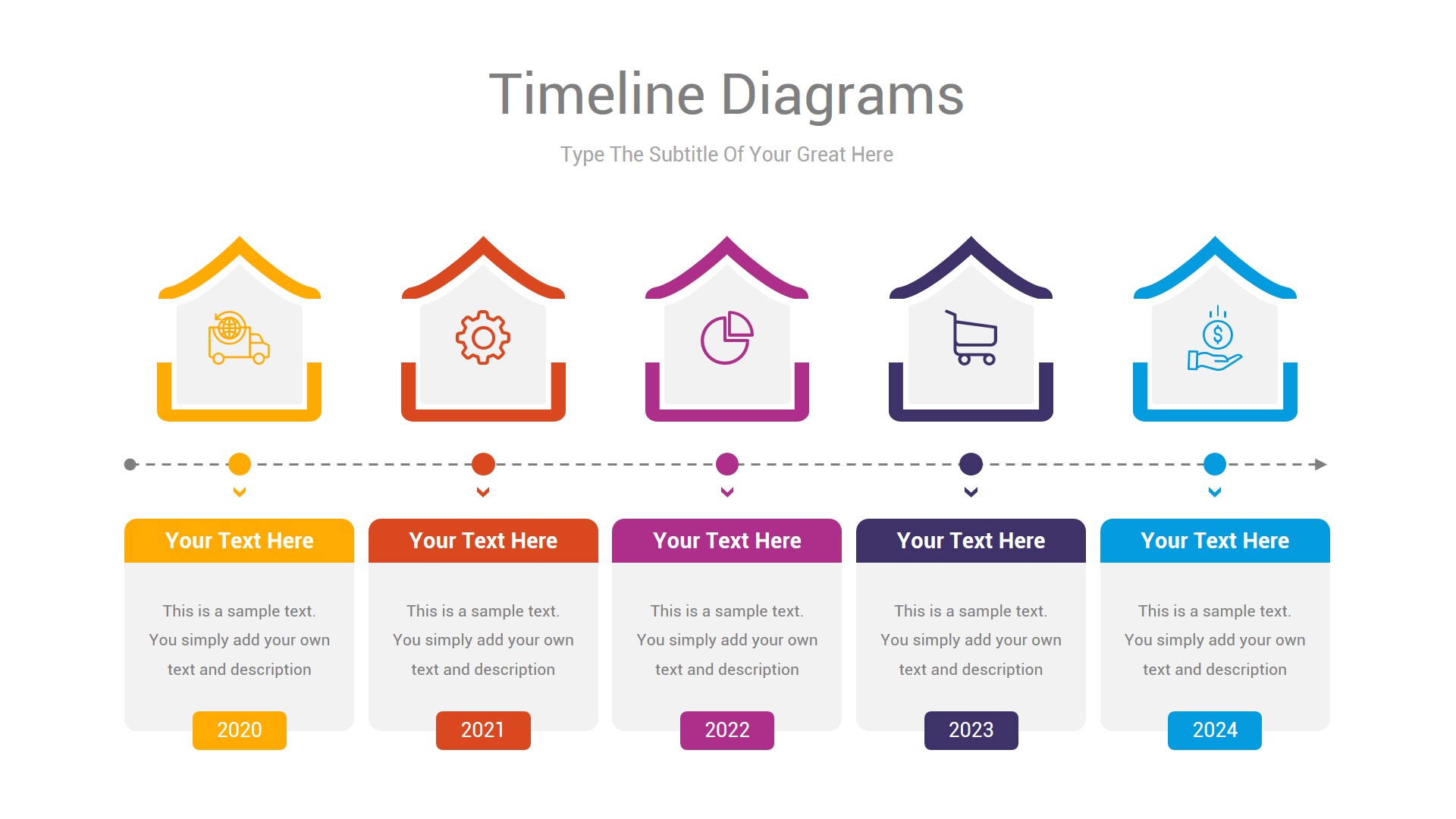 Timeline Diagrams PowerPoint Template, Presentation Templates ...