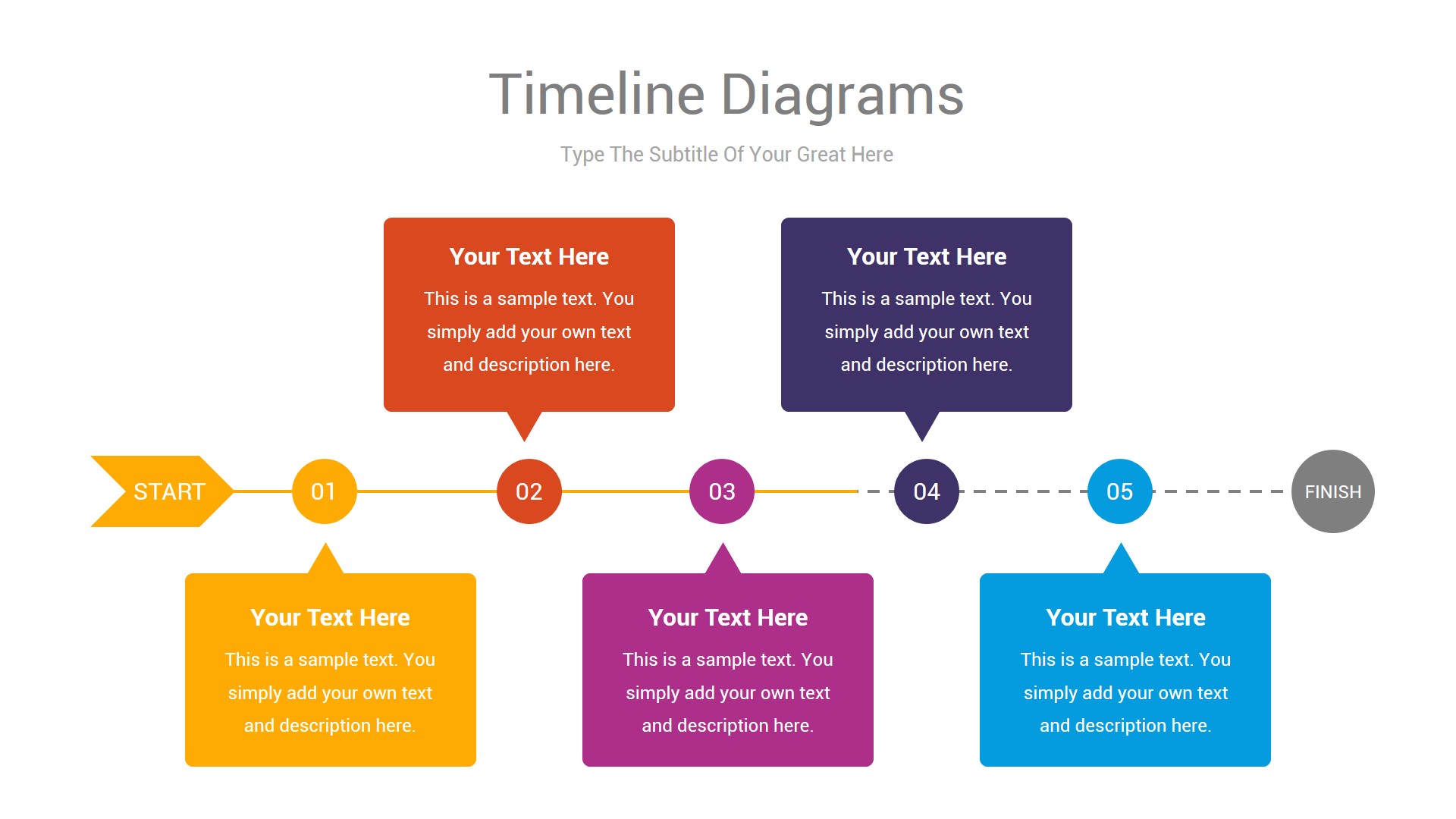 Timeline Diagrams PowerPoint Template by Neroox | GraphicRiver