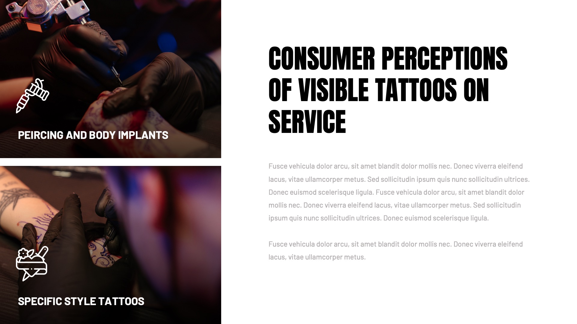 RAZTER - Tattoo Studio & Piercing Powerpoint Template, Presentation ...