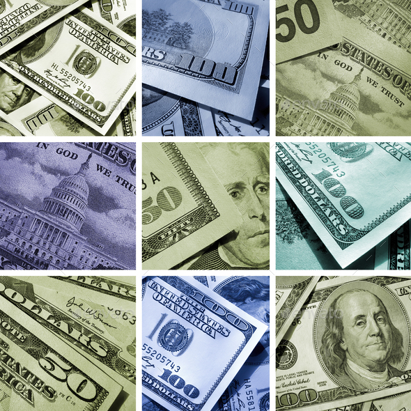 Money collage Stock Photo by didesign | PhotoDune