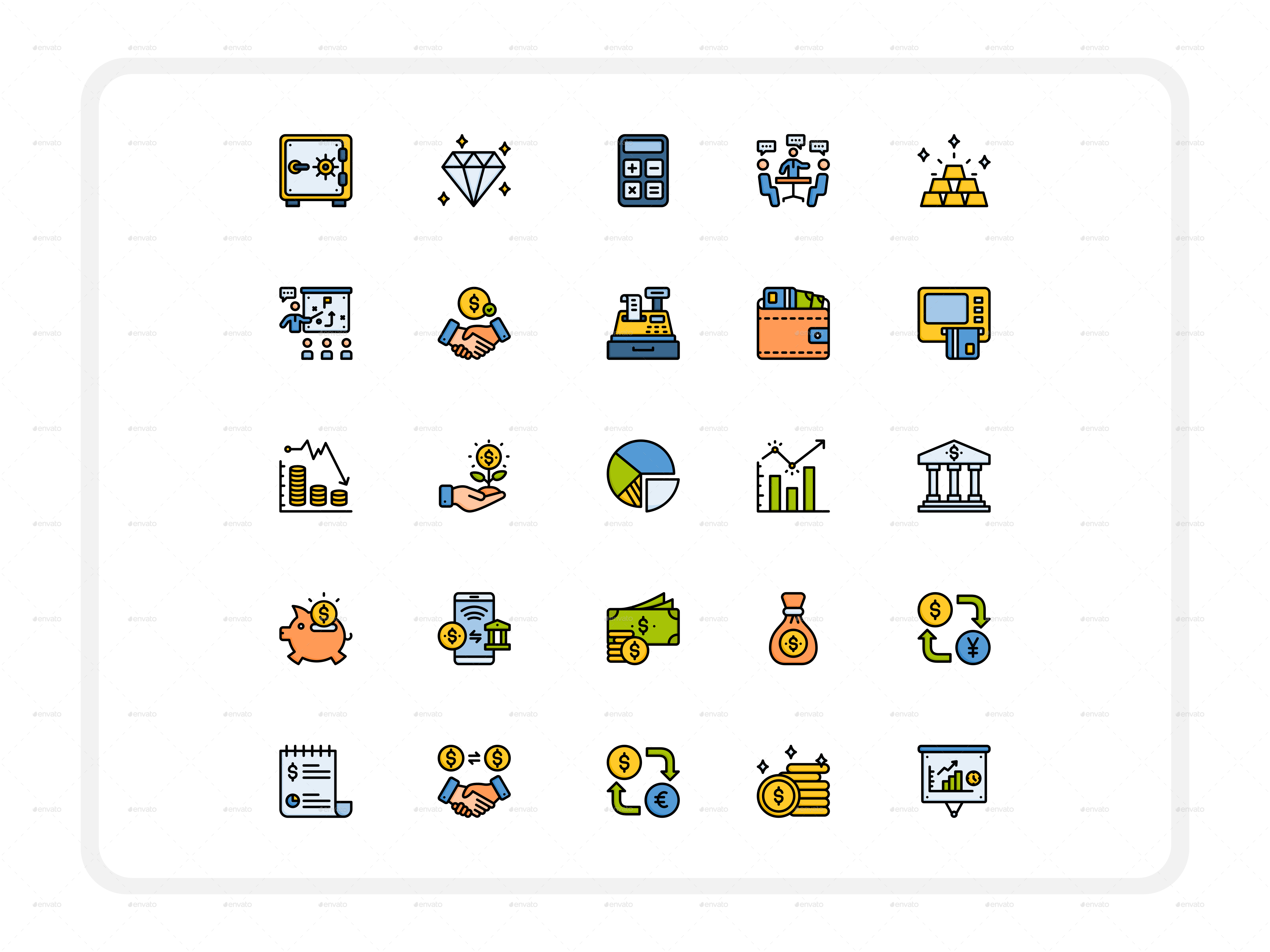 Business Icons Pack, Icons | GraphicRiver