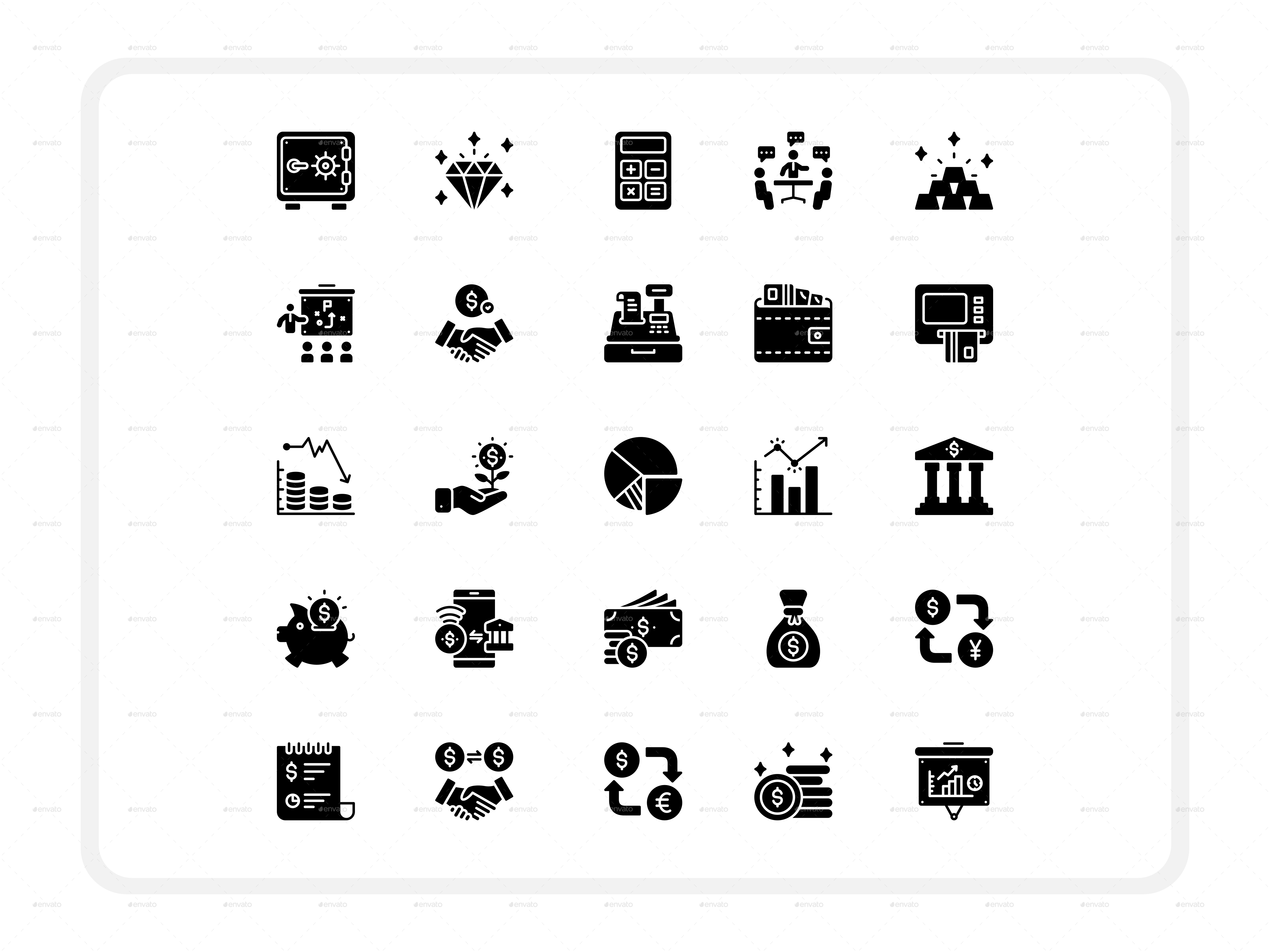 Business Icons Pack, Icons | GraphicRiver