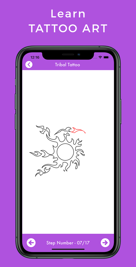 Tattoo Art - Learn how to draw Tattoos with step by step tattoo design ...