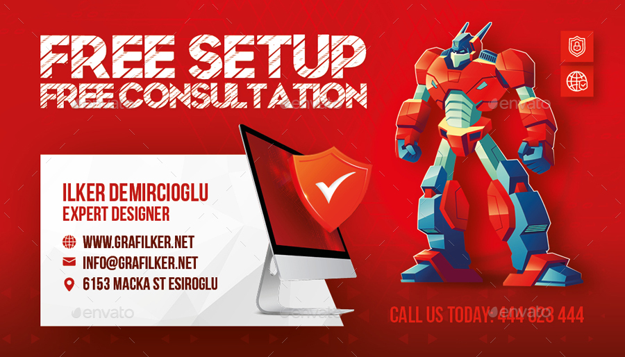 Computer Service Bundle Templates, Print Templates | GraphicRiver