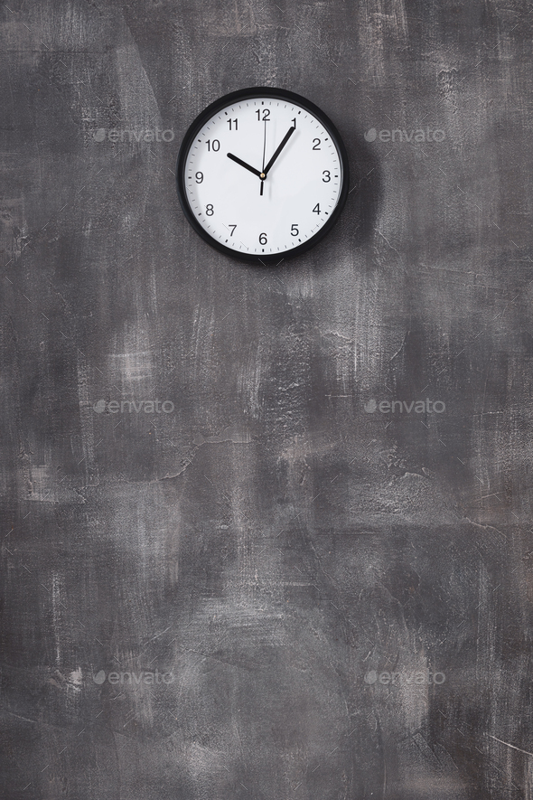 clock at wall background surface Stock Photo by seregam | PhotoDune