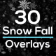 30 Snow Fall Overlays, Graphics | GraphicRiver