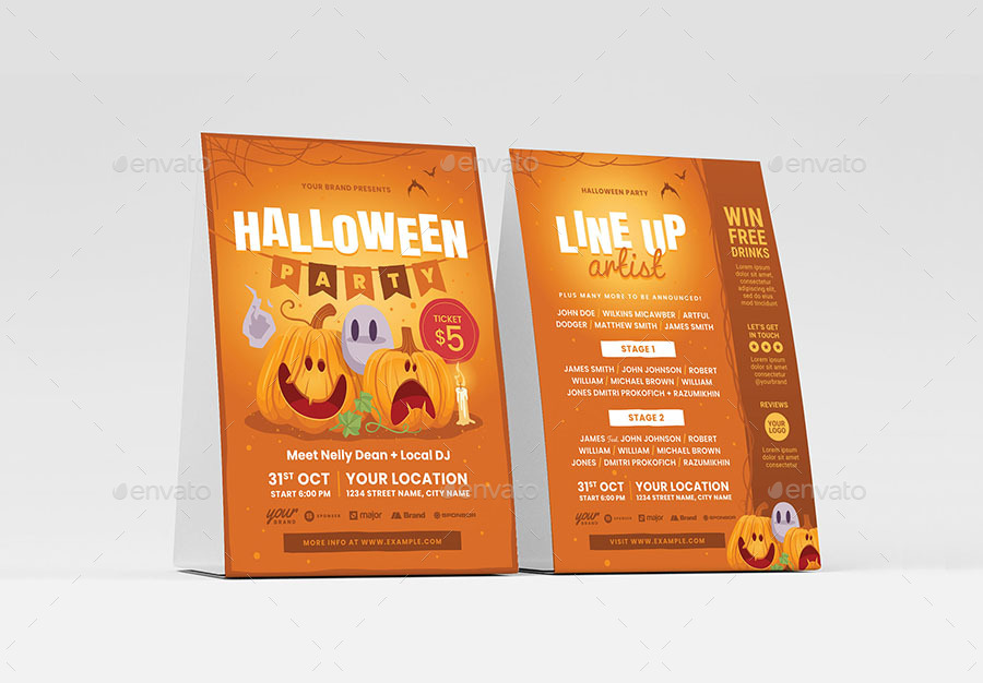 Halloween Flyer, Print Templates | GraphicRiver