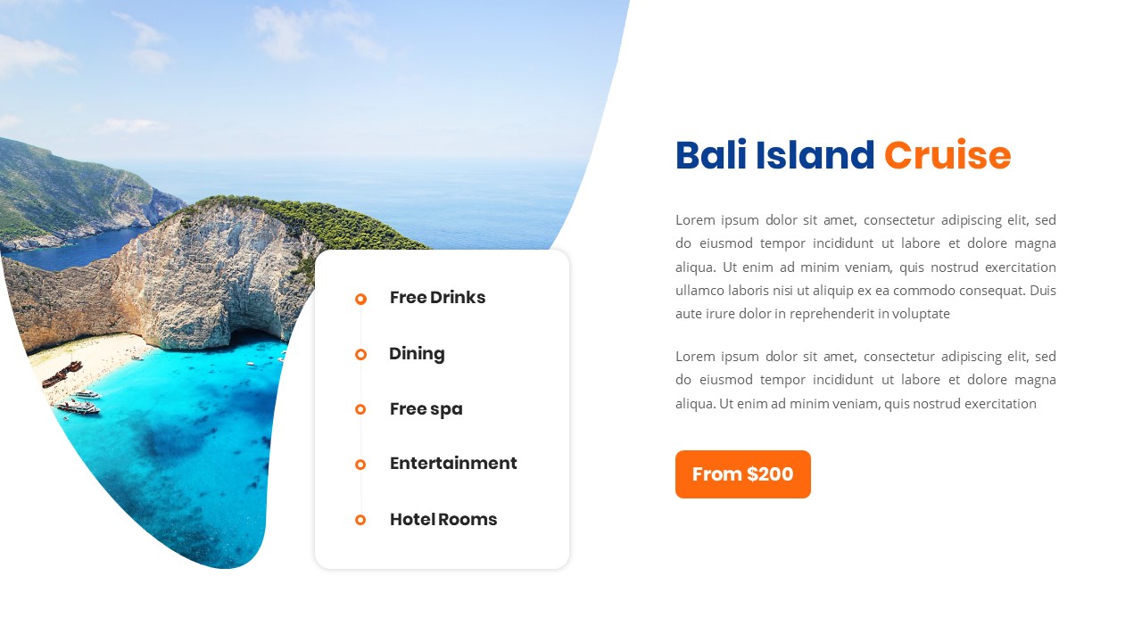 Royal Cruise - Cruise Ship Powerpoint Template, Presentation Templates