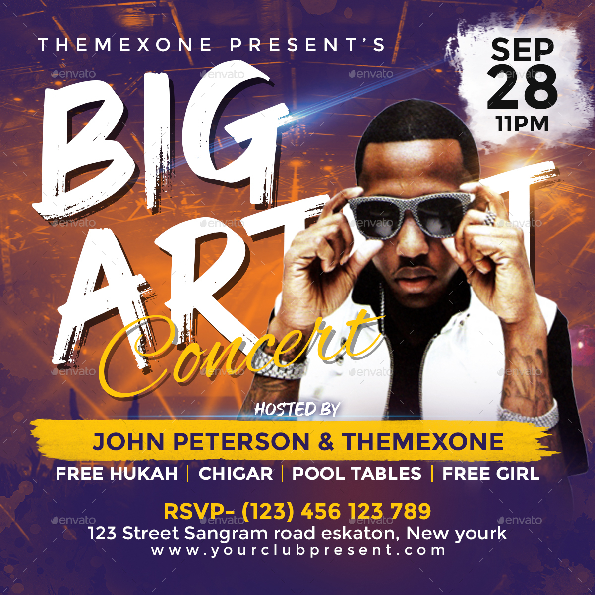 Concert Flyer, Print Templates | GraphicRiver