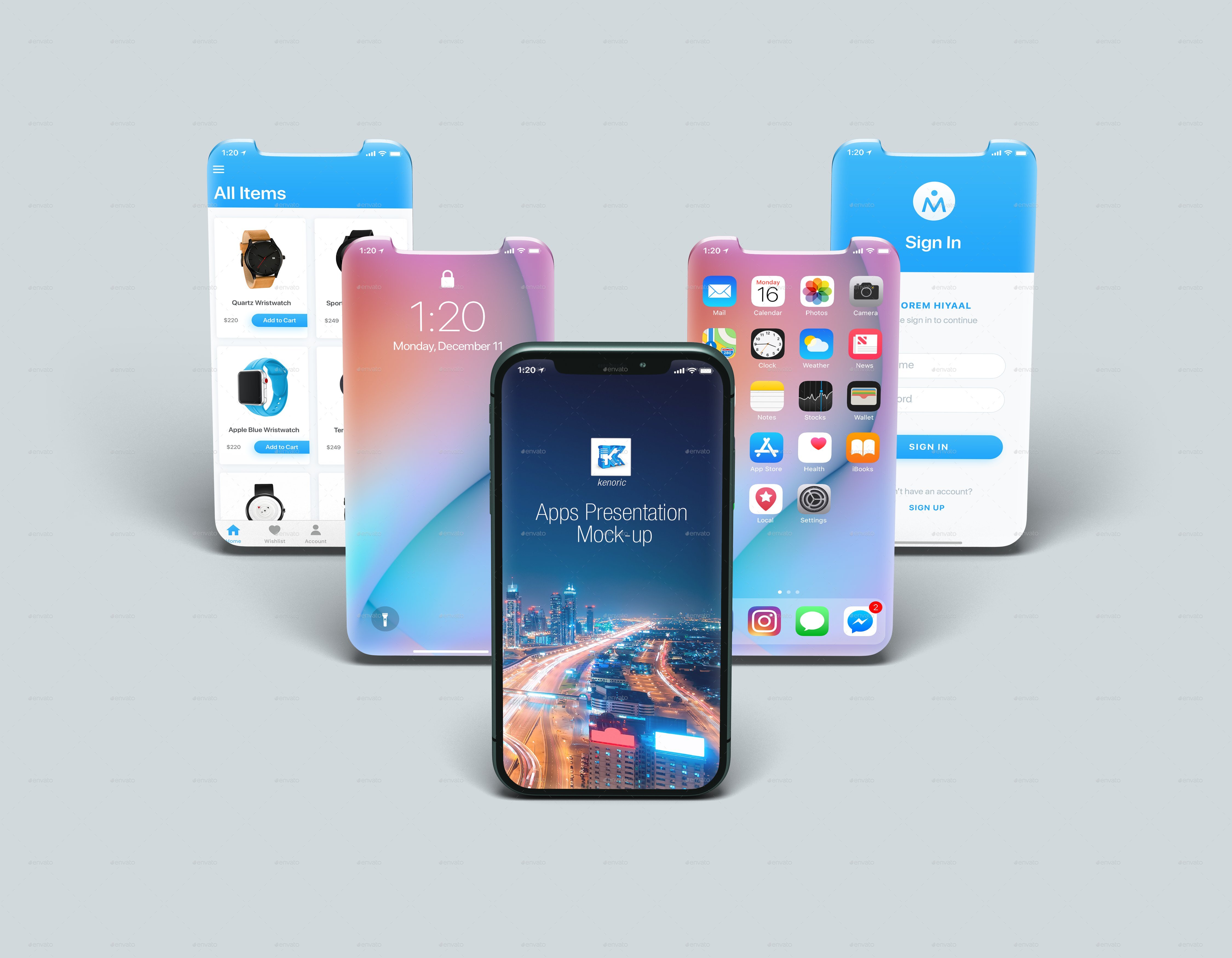 Apps Presentation Mock-up v2, Graphics | GraphicRiver