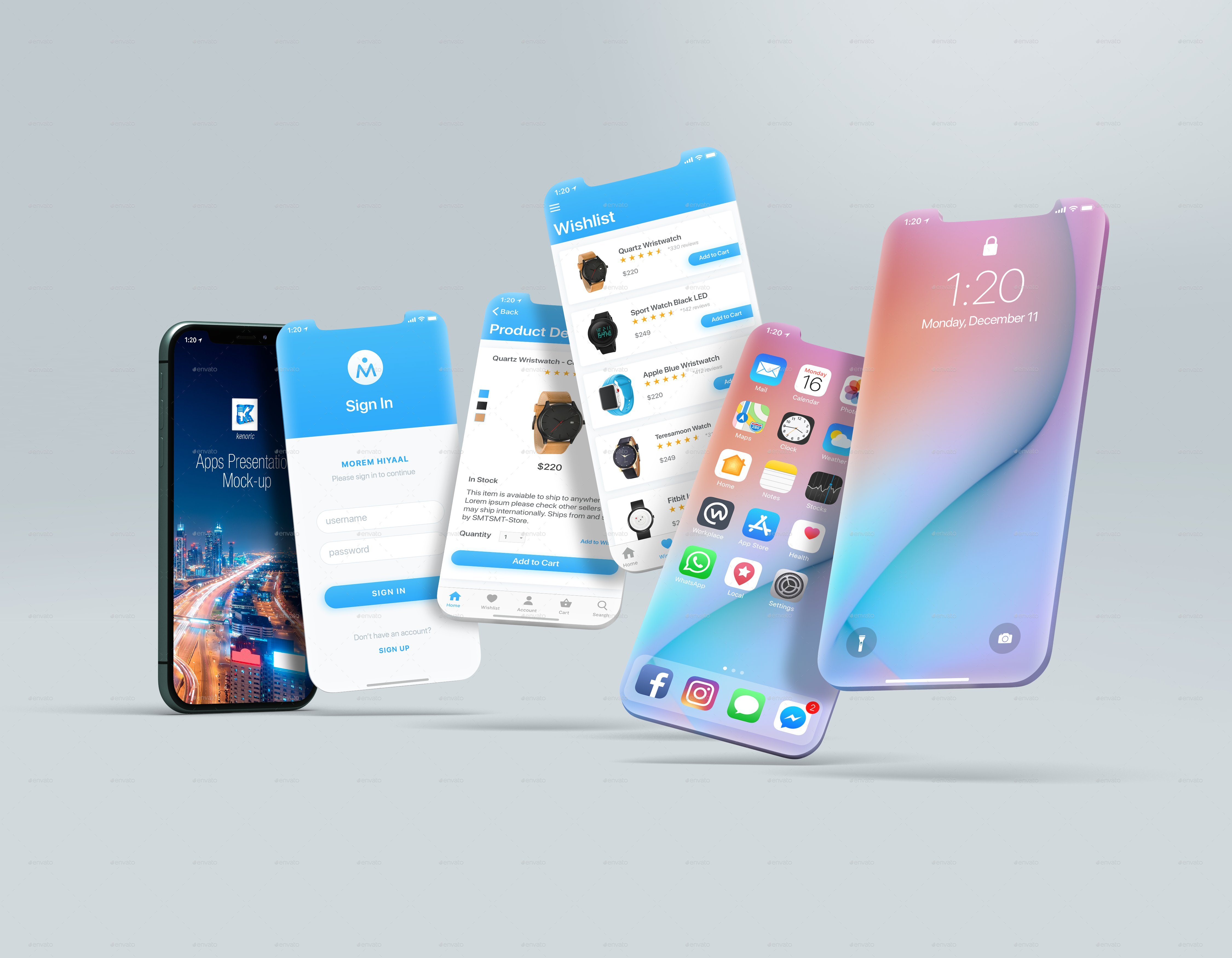Apps Presentation Mock-up v2, Graphics | GraphicRiver