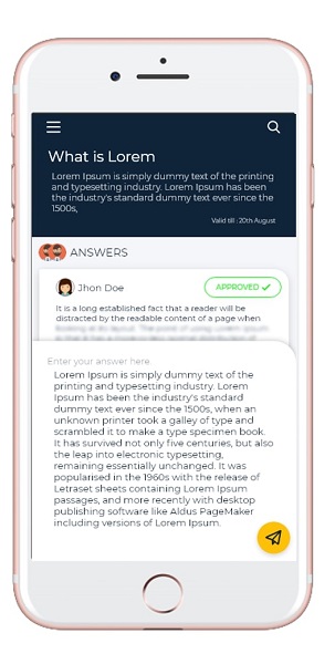 AskThrifty! Flutter UI Kit for Question and answer application by thriftysoft