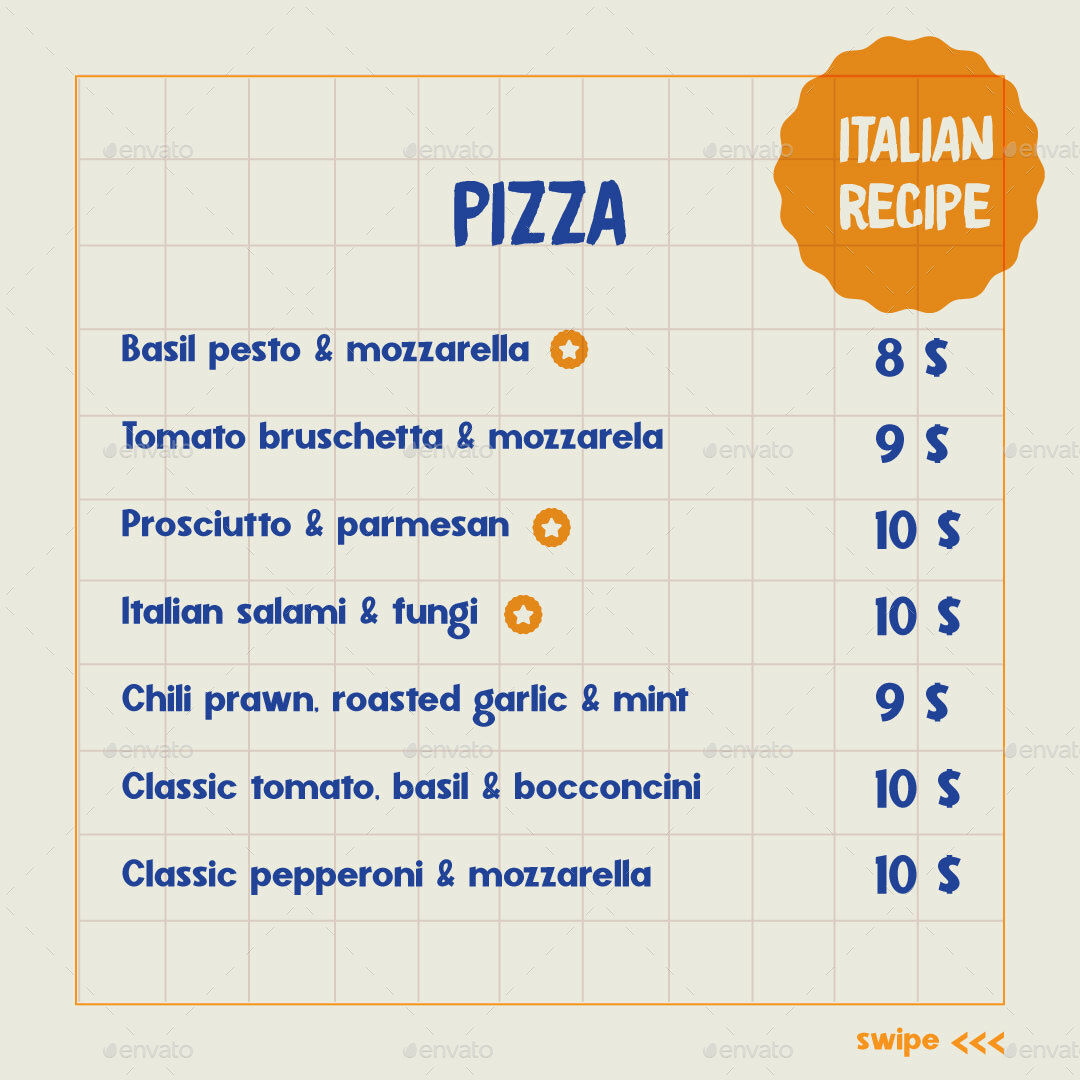 Hipster Bar Menu, Print Templates | GraphicRiver