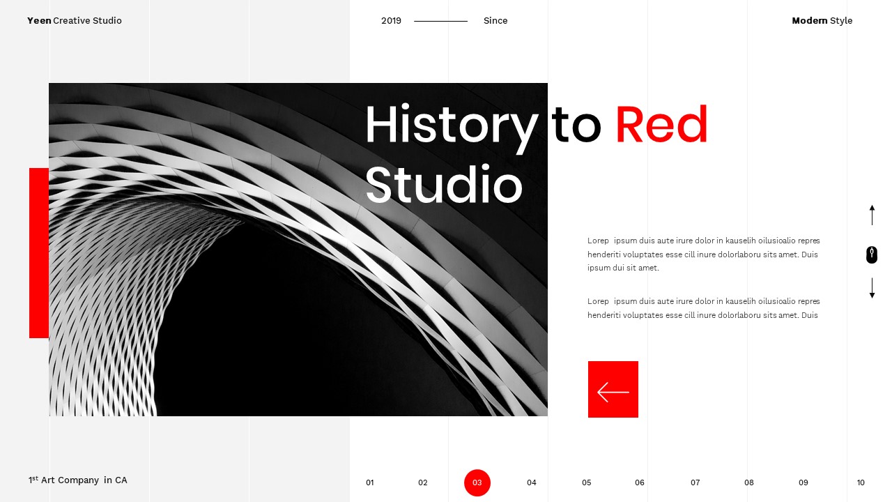 Red – Business Presentation Google Slides Template, Presentation Templates
