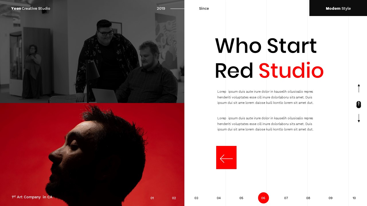 Red – Business Presentation Google Slides Template, Presentation Templates