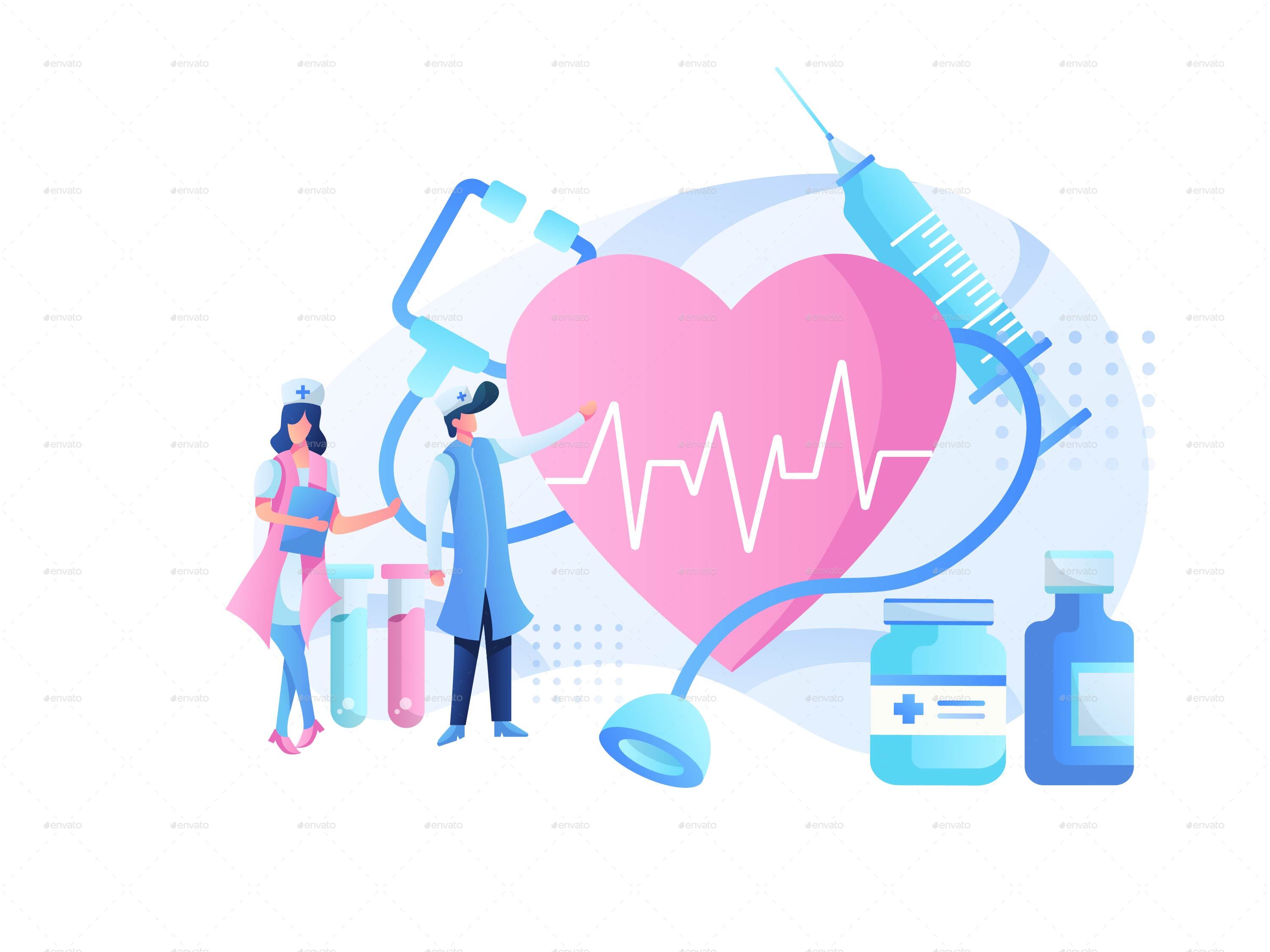 Medical Flat Illustration by slabdsgn | GraphicRiver