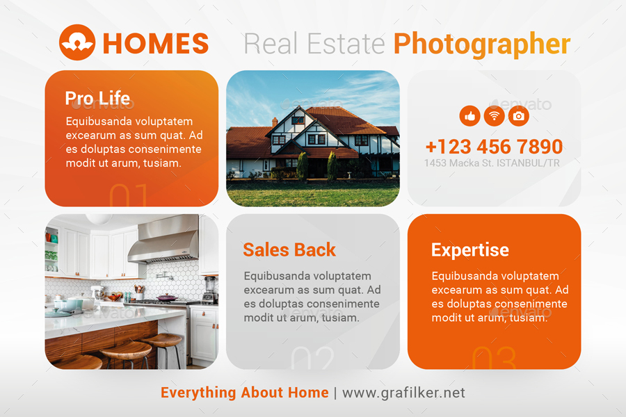 Real Estate Bundle Templates by grafilker | GraphicRiver