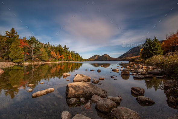 Autumn in Acadia National Park Stock Photo by harrycollinsphotography