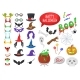 Vector Set of Halloween Party Photo Booth Props, Vectors | GraphicRiver