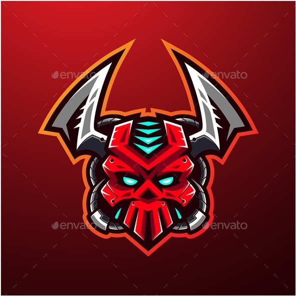 Robot Skull Mascot, Vectors | GraphicRiver