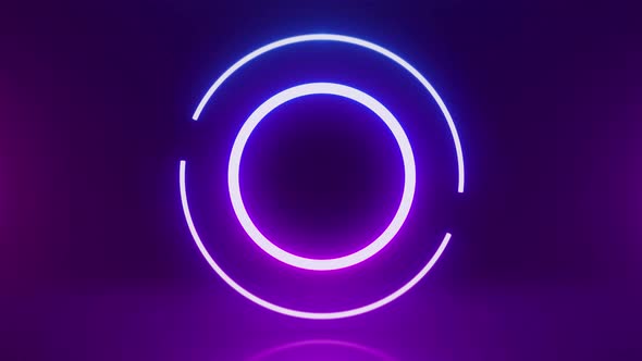 Abstract Neon Light Reflection, Motion Graphics | VideoHive