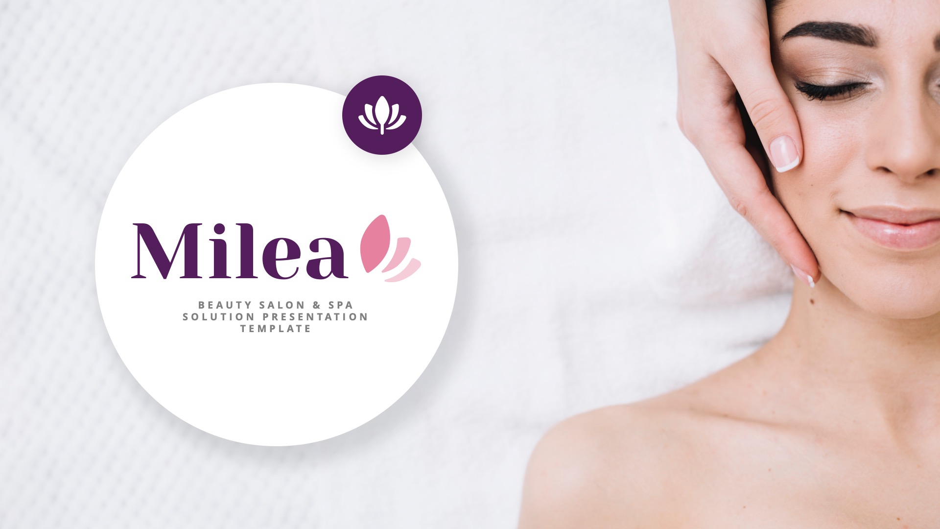 Milea - Beauty & Spa Solution Keynote Template, Presentation Templates