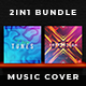 2in1 Music Album Cover - Bundle 19 by IntenseArtisan | GraphicRiver