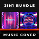 2in1 Music Album Cover - Bundle 23, Web Elements | GraphicRiver